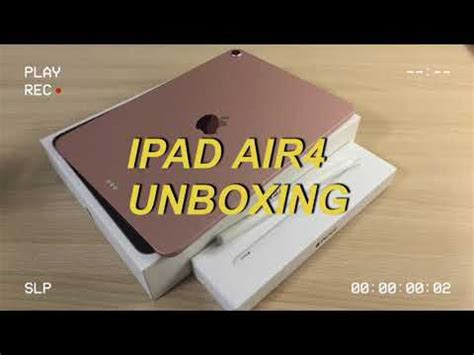 수의대생 VLOG 아이패드 에어4언박싱 IPAD AIR4 ROSE GOLD UNBOXING YouTube