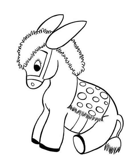 65 Desenhos De Burro Para Imprimir E Colorir Pintar