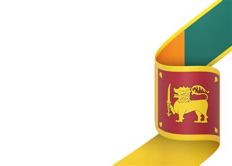 diseño de la bandera de sri lanka elemento de la bandera del día de la