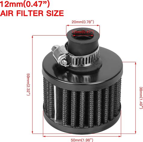 Buy Grehua Upgrade Carburetor Air Filter Adapter Exhaust Pipe Muffler
