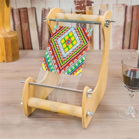 An Upright Bead Loom Making It Easier For Those Who Find A Flat Loom