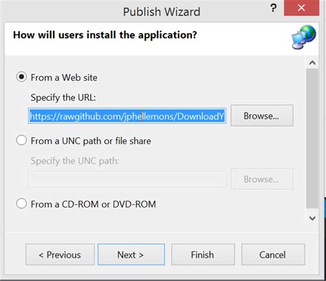 Solved Publish Wpf Clickonce Application To Github Developerload