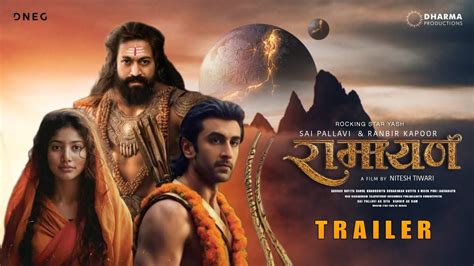 Ramayana Part Official Trailer Ranbir Kapoor Sai Pallavi
