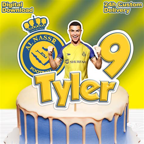 RONALDO Cake Topper CR7 Cake Topper Al Nassr Cake Topper Custom Cake