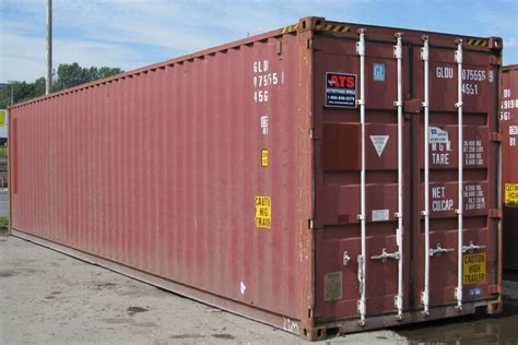 40 High Cube conteneur usagé Conteneurs ATS