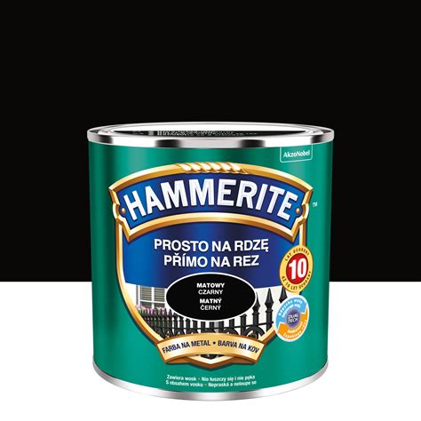 Farba Antykorozyjna Prosto Na Rdz L Mat Czarna Hammerite Leroy