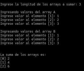Estad Sticas Del C Digo Suma De Dos Arrays Con C Sharp C Sharp