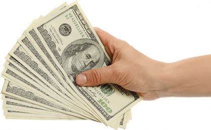 Female Hand Holding Dollars PNG Clipart PNG Mart