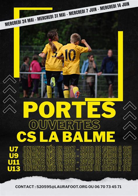 Actualité Journée portes ouvertes 2023 2024 club Football CS La