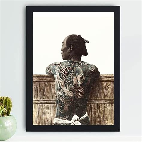 Infidu Nude Photography Of Tattooed Japanese Man With Tattoo 1870 1890