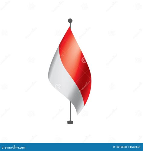 Bandera De Indonesia Ejemplo Del Vector Ilustraci N Del Vector