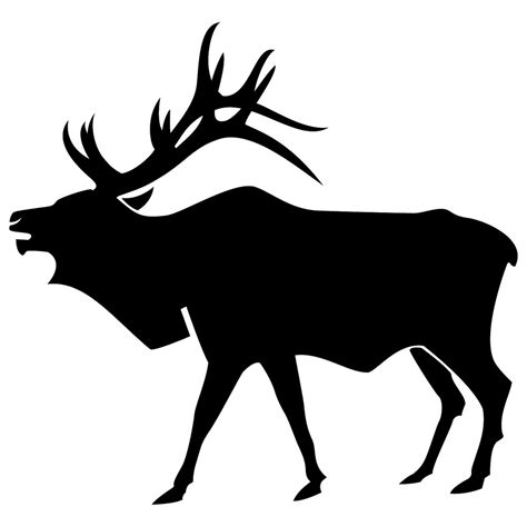 Printable Elk Silhouette Printable Word Searches