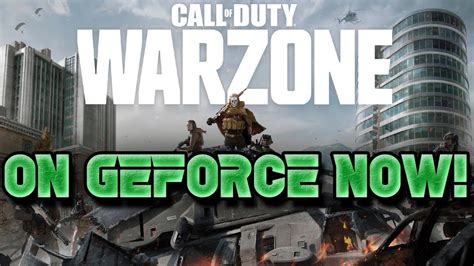 Streaming Cod Mw Warzone On Geforce Now Live Youtube