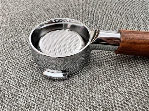 58mm Bottomless Naked Portafilter Stainless Steel Wood Handle