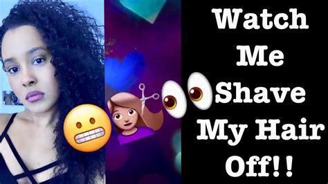 I Am Bald Watch Me Shave My Hair Off Sisiexplainsitall Youtube