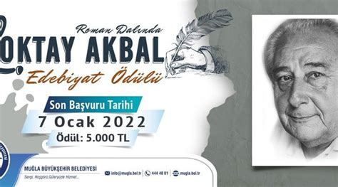 Oktay Akbal Edebiyat Ödülü roman dalında verilecek