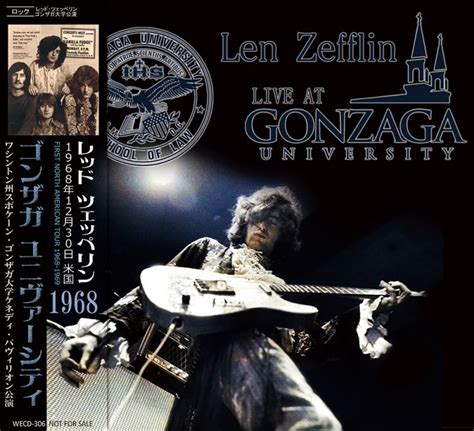 Led Zeppelin Live At Gonzaga University Cd Wendy Lighthouse