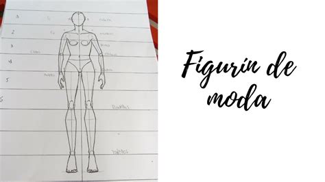 Cómo dibujar figurines de moda paso a paso Canon de 8 cabezas de