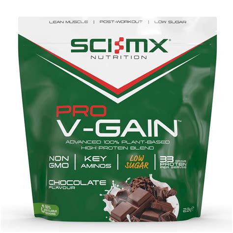 Sci MX Nutrition PRO V GAIN Plant Chocolate Protein Powde
