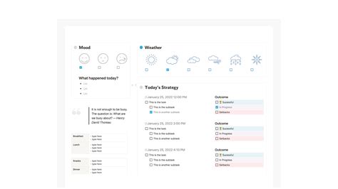 Notion Templates Modular Planning Sheets Red Gregory