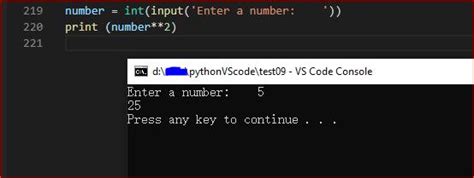 Python 3 EOF when reading a line Visual Studio Code python 开发云应用 开发云