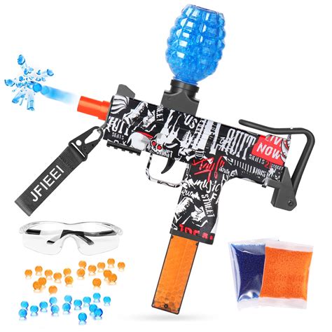 Electric Uzi Mac 11 Gel Blaster Pistol Gun With 20000 Gel Ball Ammo Gel