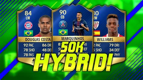 FIFA 17 OVERPOWERED 50K HYBRID SQUAD BUILDER FT TOTS MARQUINHOS