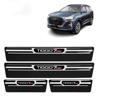 Soleira Resinada Tiggo 7 Pro Aço Escovado Multi Turbo Comércio de