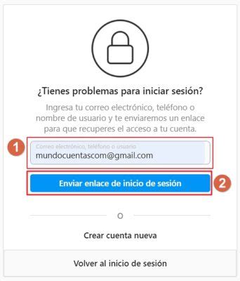 Cómo recuperar una cuenta de Instagram