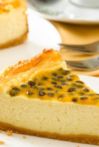 En pocos pasos y sin horno Receta de delicioso cheesecake de maracuyá