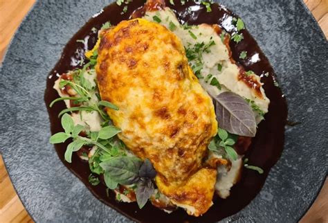 Frango gratinado purê de batata doce Band Receitas
