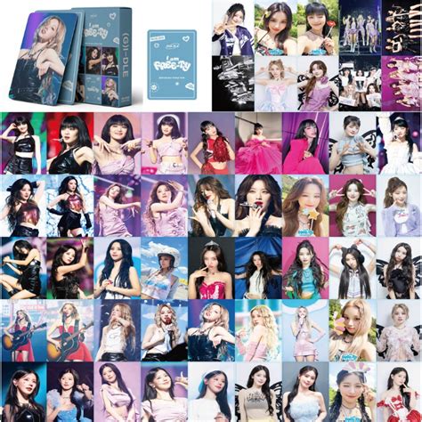 55pcs Box G I DLE I Am FREE TY World Concert Photocards GIDLE Album I