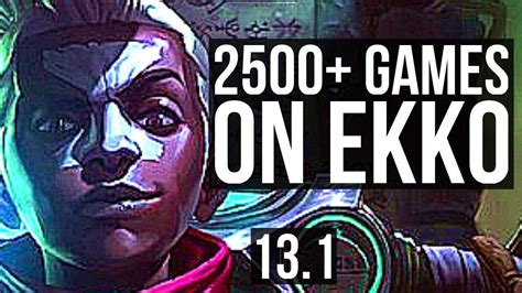 Ekko Vs Zed Jng M Mastery Games Rank Ekko Kr