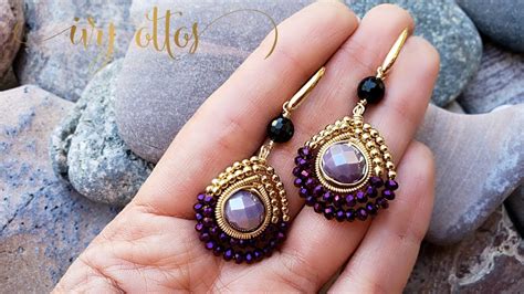 Aretes De Cristales Ivy Ottos Bisuteria Youtube