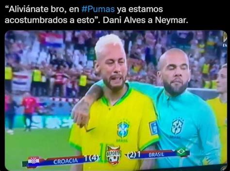 Los mejores memes de Dani Alves y los Pumas tras la eliminación de