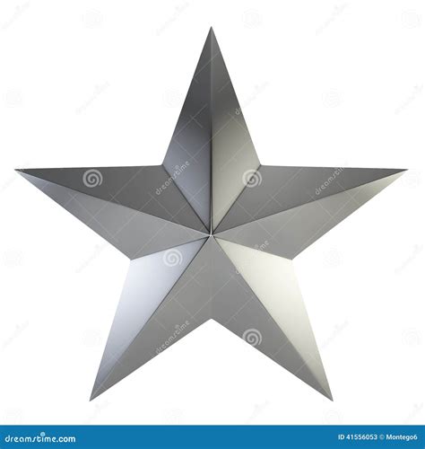 Estrella De Plata Stock De Ilustraci N Ilustraci N De Acero