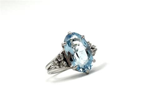 NO RESERVE 18 Kt Platinum White Gold Ring 4 65 Ct Catawiki