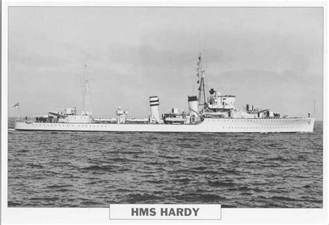 DD HMS Hardy H 87 Torpédoborce