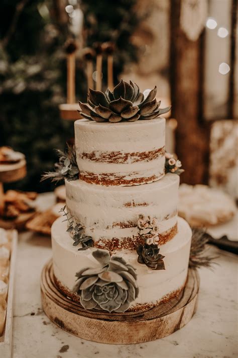 Wedding Naked Cake G Teau De Mariage Diy G Teaux De Mariage Boh Mes