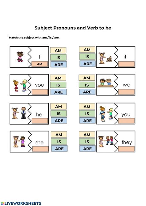 Ficha Online De Verb To Be Para Beginners Fichas Cuadernos