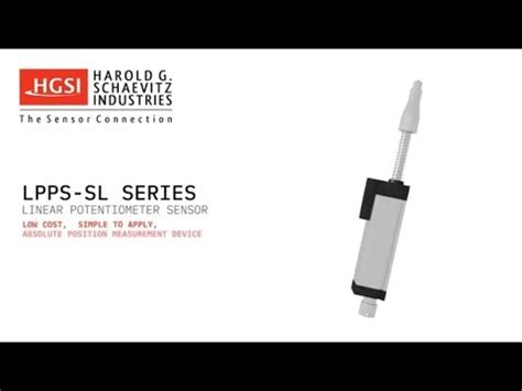 Linear Potentiometer Position Sensor LPPS SL Series YouTube
