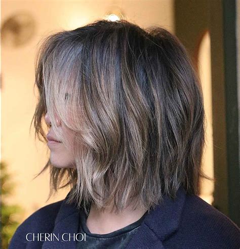 25 Choppy Layered Bobs For Thick Hair To Be Less Poofy