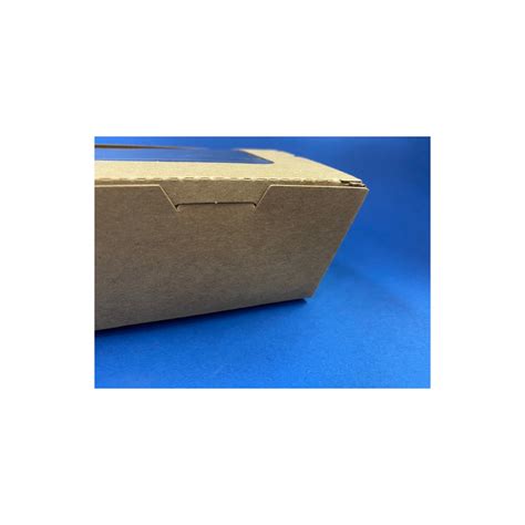 Caja Kraft Con Ventana S Envases Para Delivery Frutaplas