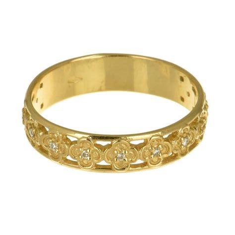 Kt Gold Ring Diamonds Catawiki