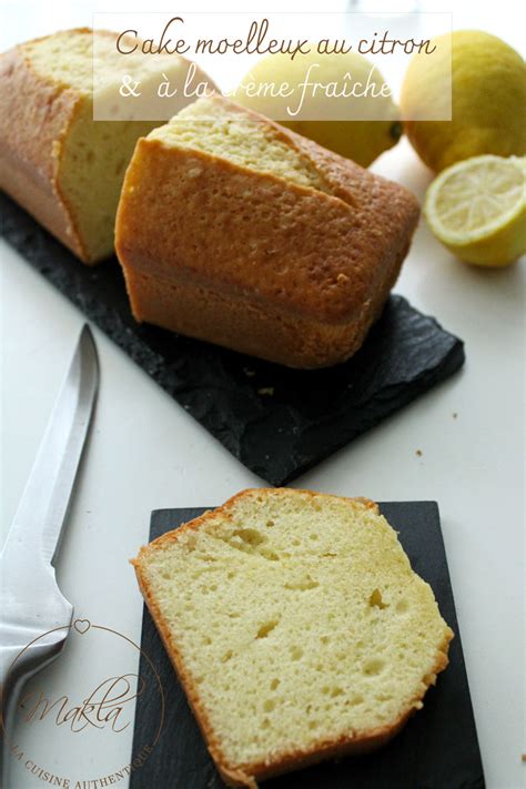Cake moelleux au citron et à la crème fraîche Astuce pour une jolie