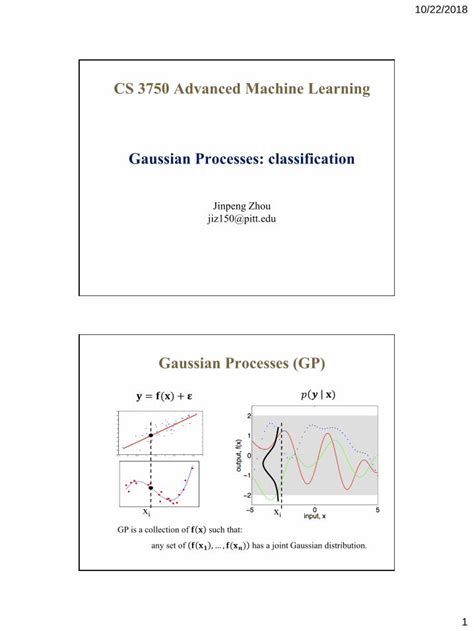 pdf cs 3750 advanced machine learning gaussian processes ~milos courses