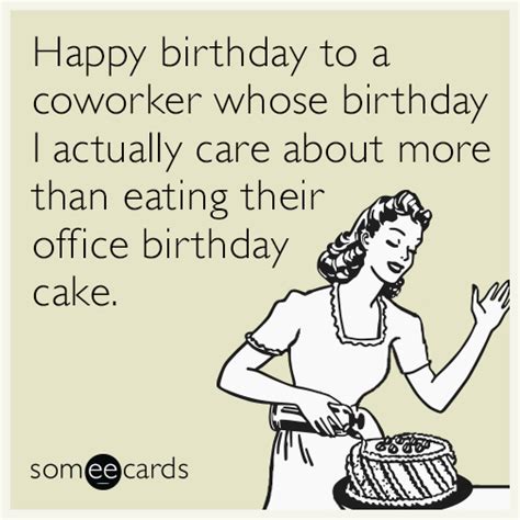 Funny Birthday Card Messages For Coworker Happy Birthday To A Coworker