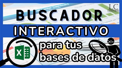 Crea Un Buscador En Excel Para Encontrar Datos R Pidamente Youtube