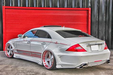 Mercedes Benz CLS550 Stance On Forgiato Wheels BENZTUNING