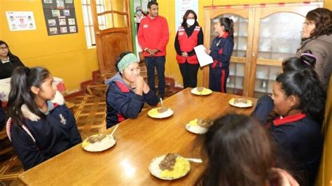 Cusco Director Ejecutivo De Qali Warma Supervisa Servicio Alimentario